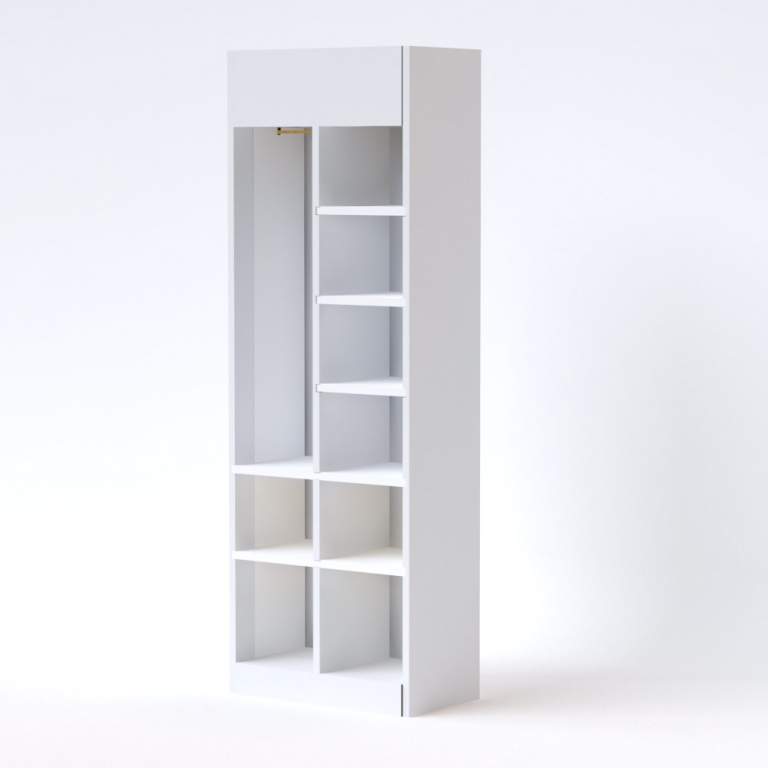 Expositor para ropa laboral en carton | Timbrados San José